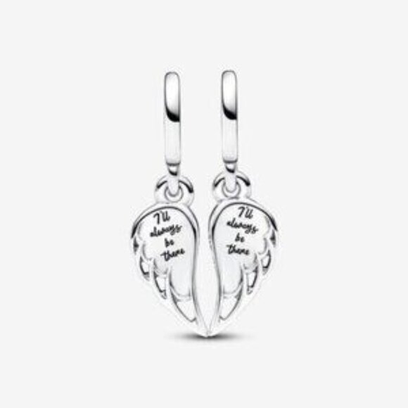 Pandora | Jewelry | Pandora Sparkling Splitable Angel Wings Dangle ...
